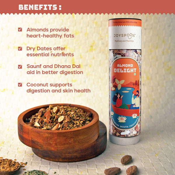 Almond Delight Mukhwas 100/200g - Buy Healty Almond Mukhwas